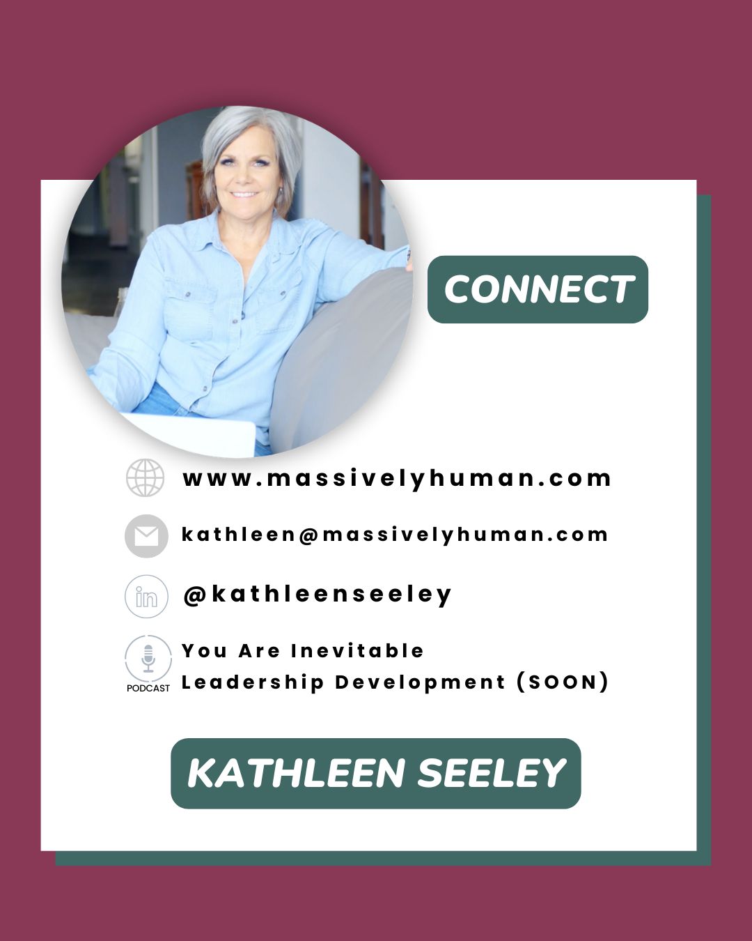 Designing Values-Based Leadership with Kathleen Seeley - CINDY MARIE